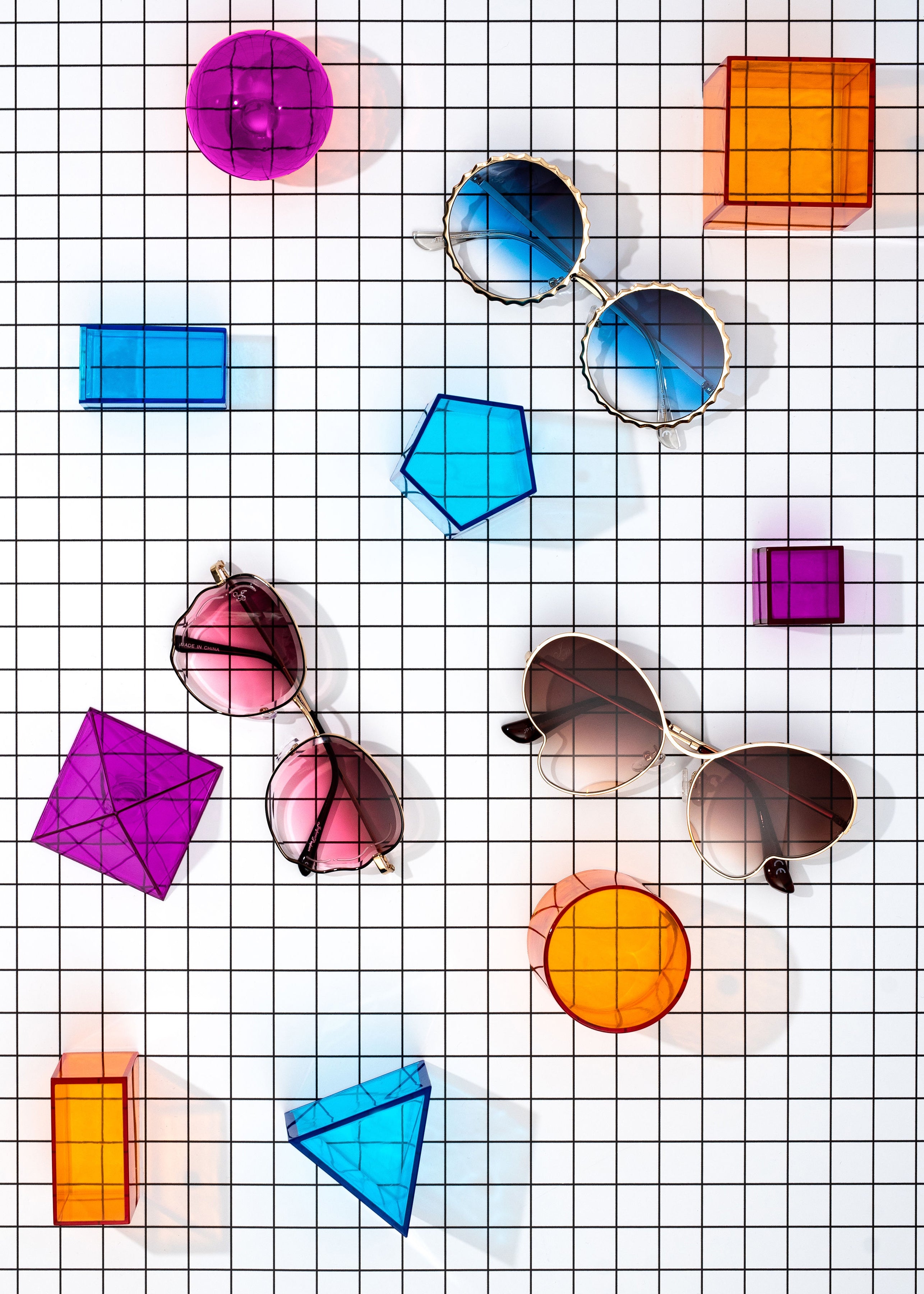 Graphic Grid Vinyl Backdrop for Product & Food Photography – Club Backdrops